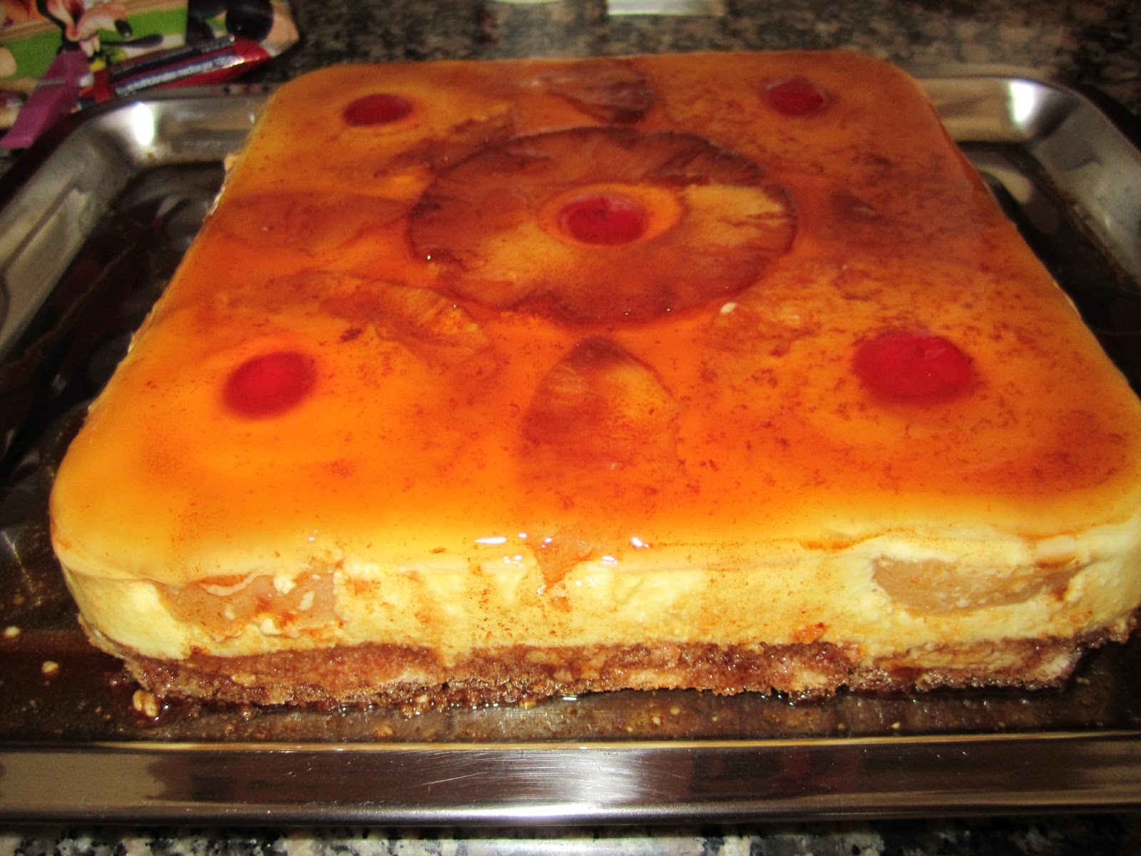 Mis Dulces Caseros-Loly: TARTA DE PIÑA FRÍA